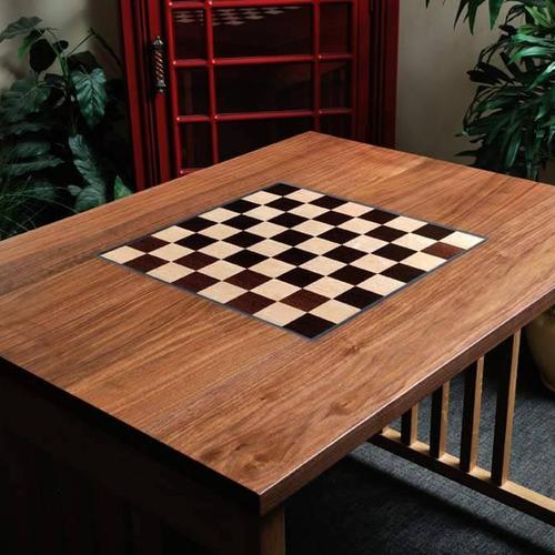 Jual Chess Top Table-Daun Meja Kayu Catur. Custom Size - Bulat 80cm ...