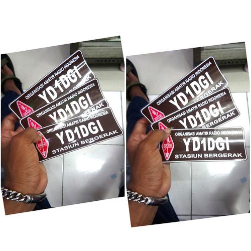 Jual STIKER CALLSIGN STASIUN BERGERAK ORARI - RAPI - Jakarta Pusat ...