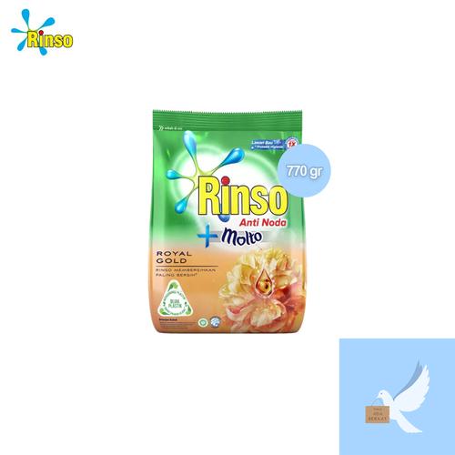 Jual Rinso Molto Anti Noda Royal Gold Deterjen Bubuk 770 gr - Kab ...