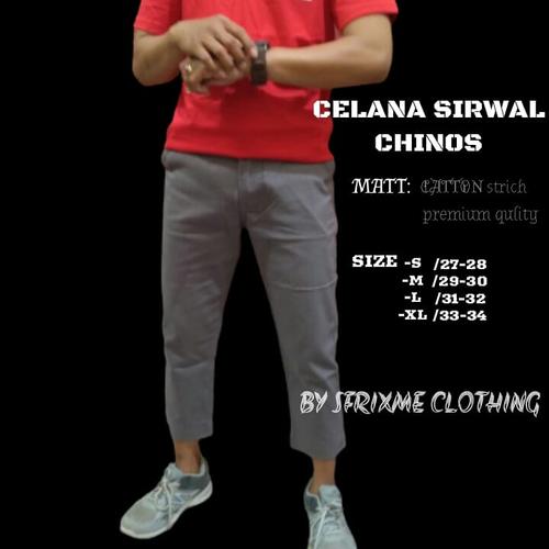 Promo CELANA SIRWAL CINO STRICH - Hitam, M - Kab. Bandung - Iqbalfmly ...