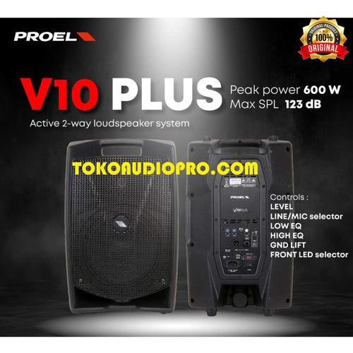 Jual Proel V-10Plus 10" Active 2-Way Loudspeaker System Speaker Aktif ...