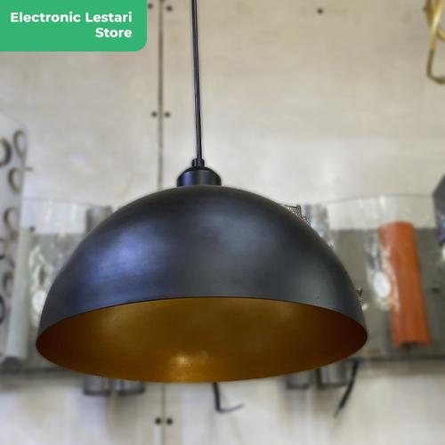 Jual Kap Lampu Gantung Industri Gudang Hitam Isi Warna Tembaga - Jakarta Barat - Electronic ...
