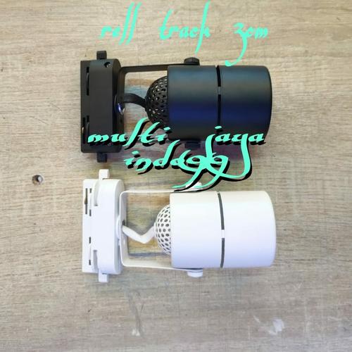 Jual kap lampu sorot spotlight track rell mr16/spotlight mr16 rell ...