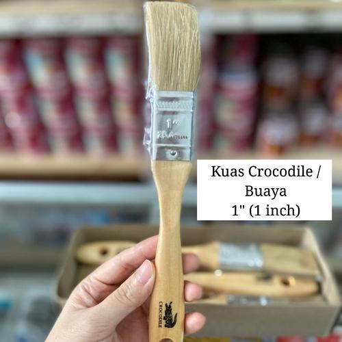 Jual KUAS CAT TEMBOK MEREK CROCODILE 1" / KUAS 1 INCHI BULU TEBAL ...