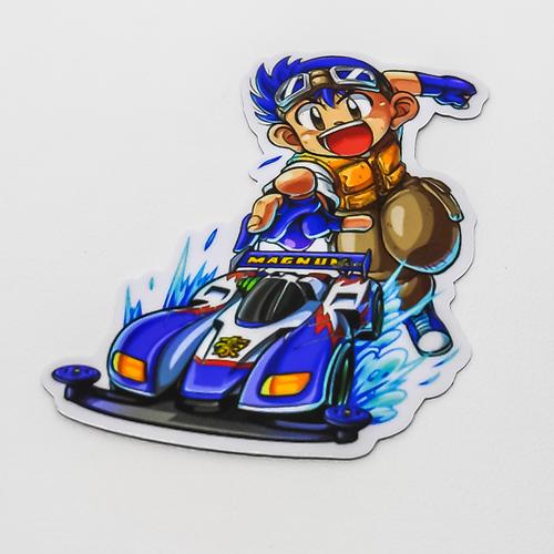 Jual Sticker Karakter Anime Go Seiba Bersama Magnum Saber Tamiya Mini ...