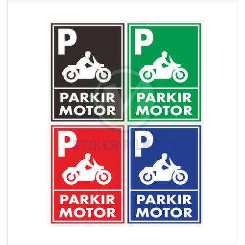 Jual stiker vinyl parkir motor 15x20cm - Hijau, A5 15x20cm - Kota ...