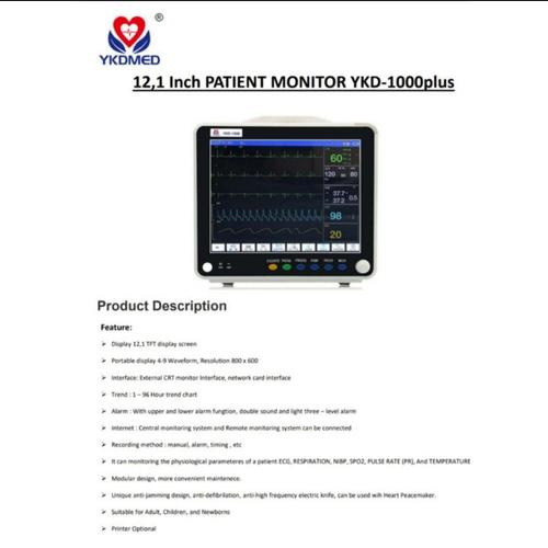 Jual Pasien Monitor YKDMed YKD 1000 /pasien monitor ykd 1000 - Jakarta ...