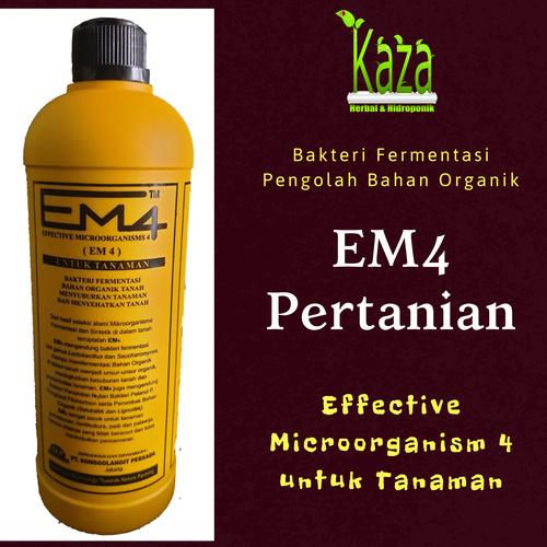 Jual Pupuk Cair Organik EM4 Pertanian 1 liter - Fermentasi Pupuk ...