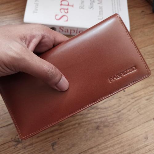 Promo dompet model panjang pria wanita kulit sapi - Tan - Kota Malang ...
