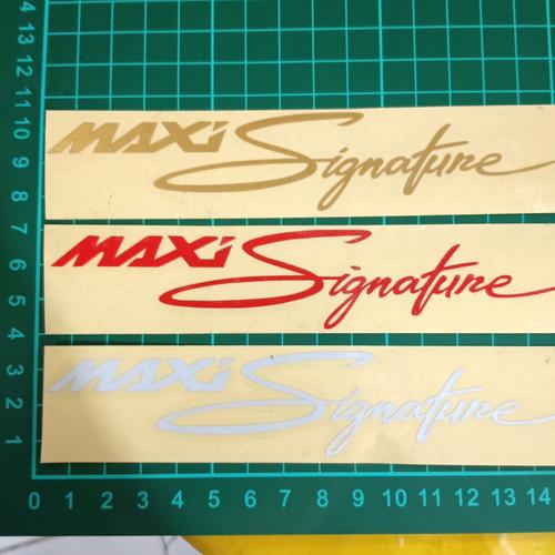 Jual STICKER MAXI SIGNATURE X-MAX,N-MAX,LEXI - Kota Surabaya - shienyo ...