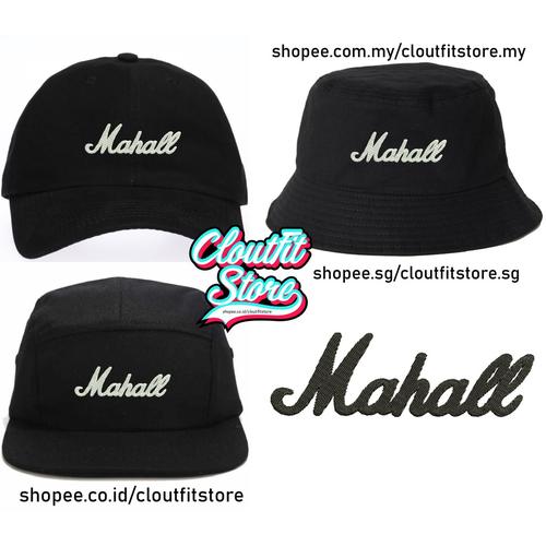 Jual Topi Bucket Hat Mahall Mahal Plesetan Parodi Marshall Bordir ...