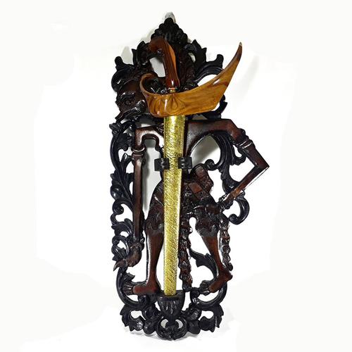 Jual Blawong Tempat Keris Isi 1 Kayu Jati Ukir Tokoh Wayang Gatotkaca ...