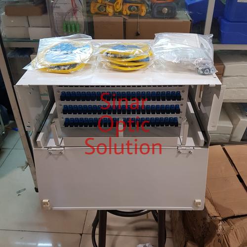 Jual OTB rack 96 core lengkap / optical terminal box 96 core sc lengkap ...