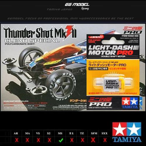 Jual TAMIYA 95463 15402 THUNDER SHOT CLEAR MK CLEAR - LIGHT DASH MOTOR ...