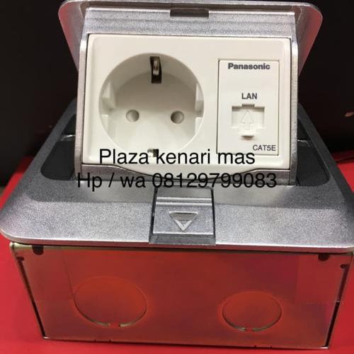 Jual floor socket panasonic pop up stop kontak lantai panasonic stop ...