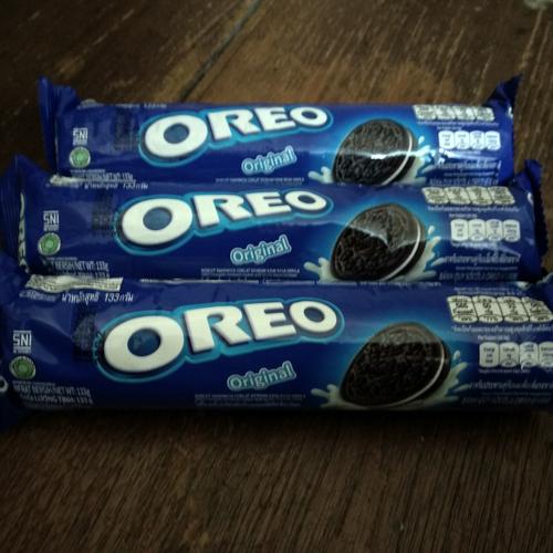 Jual Biskuit oreo 133 gram, biskuit oreo vanilla, oreo vanilla - Kota ...