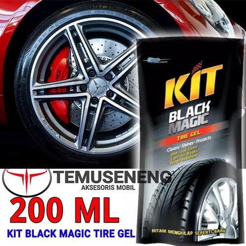 Jual KIT BLACK MAGIC TIRE GEL SEMIR BAN MOBIL MOTOR SEPEDA PENGHITAM ...