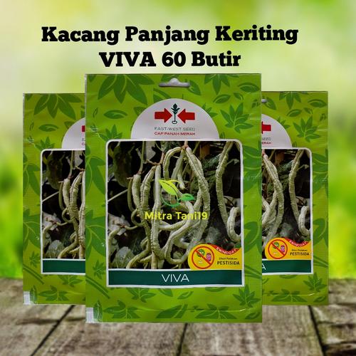 Jual CAP PANAH MERAH BENIH SAYUR KACANG PANJANG KERITING VIVA SP 60 ...
