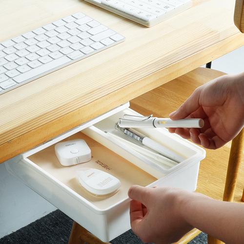 Promo Starlight Laci Tempel Bawah Meja Mini Drawer Storage Box Laci ...