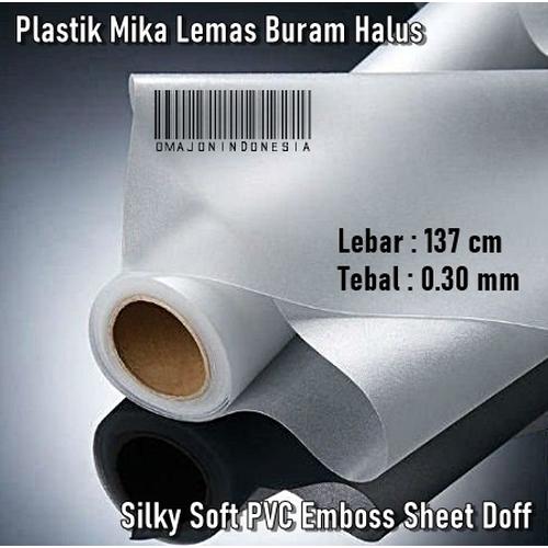 Jual Plastik Mika Lemas Buram Licin Bahan Map / Dompet 137cm Tebal 0 ...