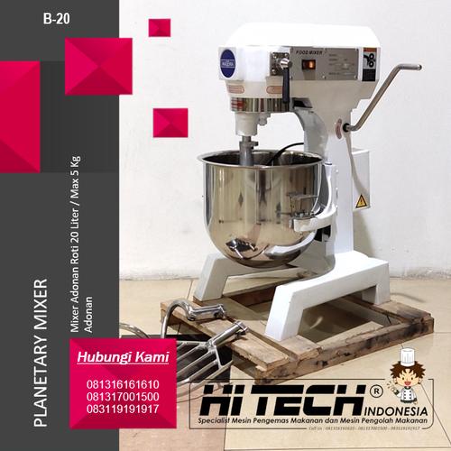Jual Planetary Mixer 20 Liter MASEMA MS-B20 Mikser Roti 20 L B-20 20L ...
