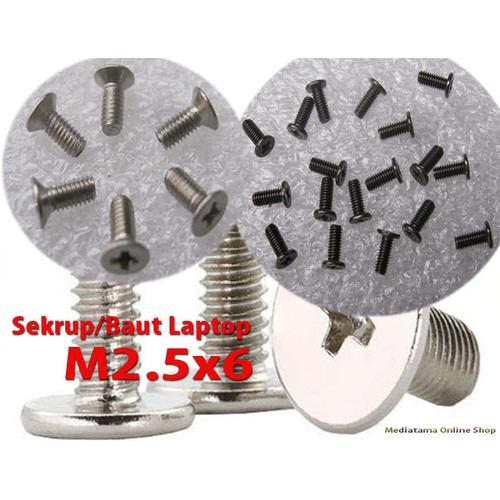 Jual Sekrup/Baut Laptop Notebook Netbook M2.5x6 Berbagai Tipe Bentuk ...