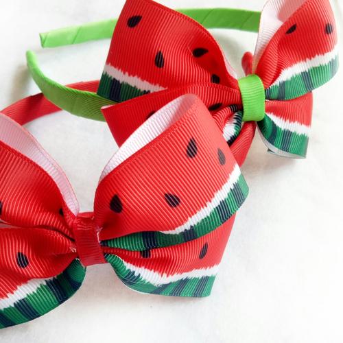 Jual bando watermelon bando semangka bando pita bondu anak aksrsoris ...