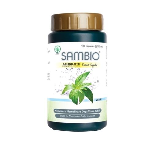 Jual Sambio 100 capsul Extract sambiloto. Memelihara daya tahan tubuh ...