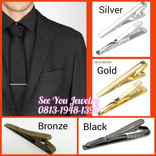 Jual Penjepit Dasi / Pin / Klip Jepit Dasi Murah Stainless Steel Anti ...