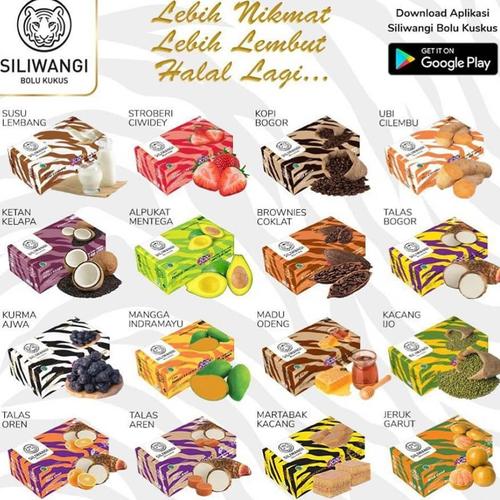 Jual SILIWANGI BOLU KUKUS 16 VARIAN RASA - Alpukat Mentega - Jakarta ...