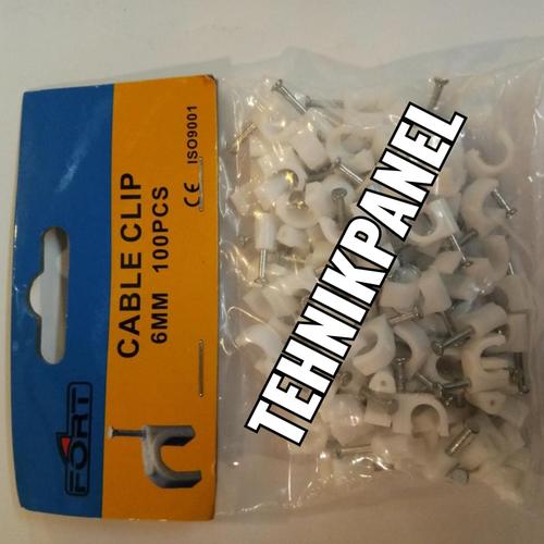 Jual CABLE CLIP / CLAMP CABLE 6mm per pack - Jakarta Pusat - TEHNIK ...