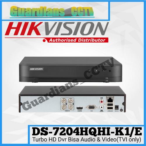 Jual DVR HIKVISION 7204-HQHI-K1/E DVR 4 CHANNEL - Jakarta Pusat ...