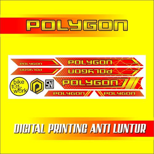 Jual STICKER SEPEDA POLYGON MERAH GOLD - Kab. Purwakarta - INDIGO01 ...