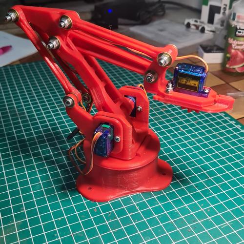 Jual Robot Arm Arduino + 4x Servo 9g 3D Print - Servo Std - Kota ...