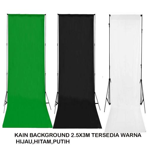 Jual Kain Background Backdrop Polos Studio Foto 2,5m x 3m Kain Latar ...