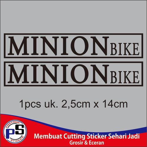 Jual Sticker Sepeda minion bike Cutting - Kab. Pemalang - Pratama ...