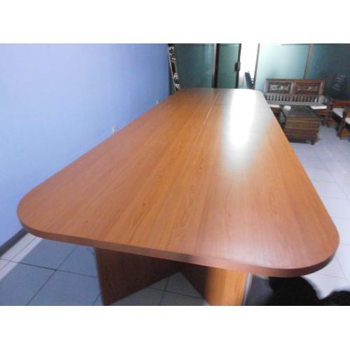 Jual Meja Rapat Kantor Ukuran Besar Finishing HPL corak kayu - Kota ...