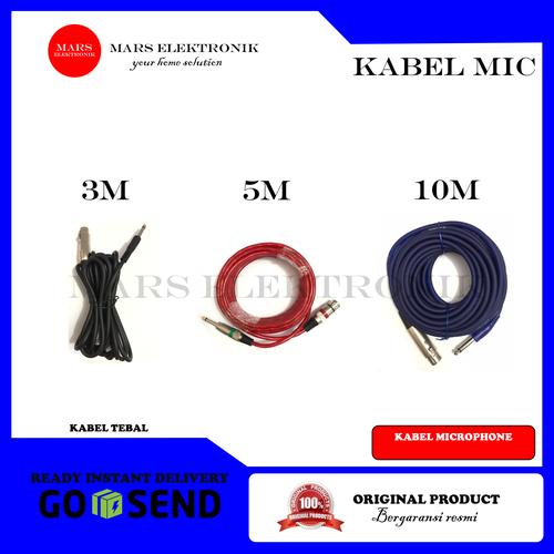 Jual KABEL MICROPHONE 3 METER / 5 METER / 10 METER / TEBAL DAN BAGUS ...