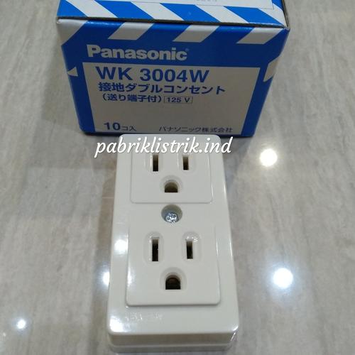 Jual Stop kontak Panasonic WK 3004W WK3004W 110V 125V made in japan ...