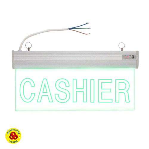 Jual LED Sign Board Cashier Acrylic Papan Tanda Kasir Emergency ...