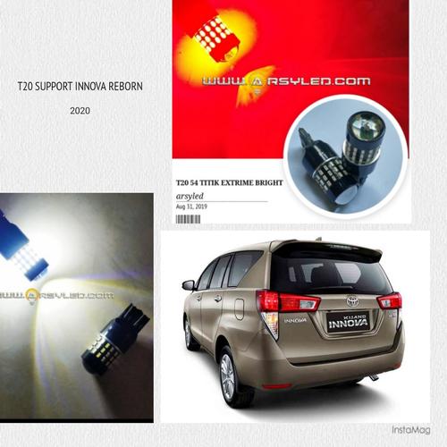 Jual Lampu LED Senja / Rem Mobil Innova reborn T20 4 kawat 54 titik ...