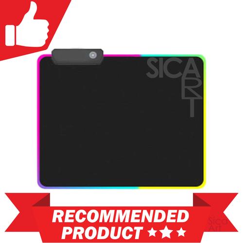 Jual Mouse Pad Gaming Polos LED RGB High Precision - 25x35cm - Jakarta ...