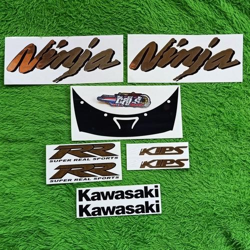 Jual STRIPING KAWASAKI NINJA RR OLD LIST GOLD STICKER KAWASAKI NINJA RR ...