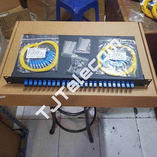 Jual OTB 24 core SC upc / ODF FTTH rackmount ( hitam ) - Jakarta Pusat ...