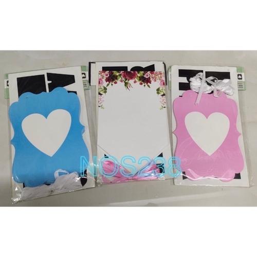 Jual Banner Custom DIY - Putih Bunga - Jakarta Barat - NOS238 | Tokopedia