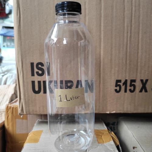 Jual botol plastik pet 1 liter / botol plastik bening / botol minum ...