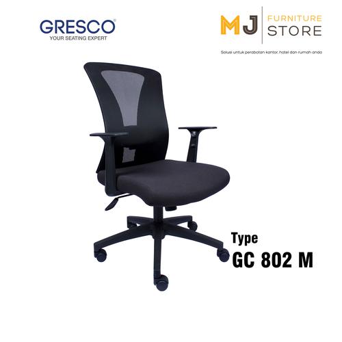 Jual Kursi Kerja Kantor Director Mesh Chair Gresco GC 802 M Fabric ...