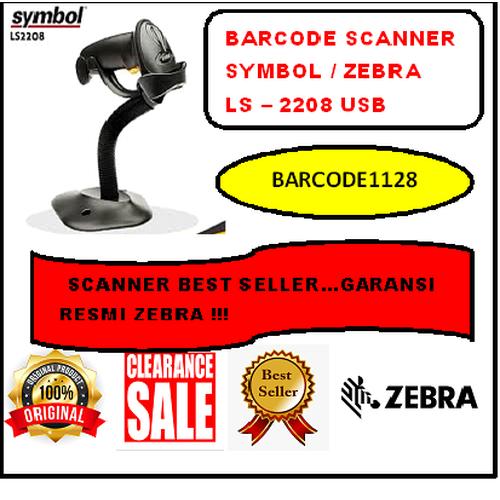 Jual LS-2208 LS2208 BARCODE SCANNER MOTOROLA SYMBOL ZEBRA AUTO SCAN ...