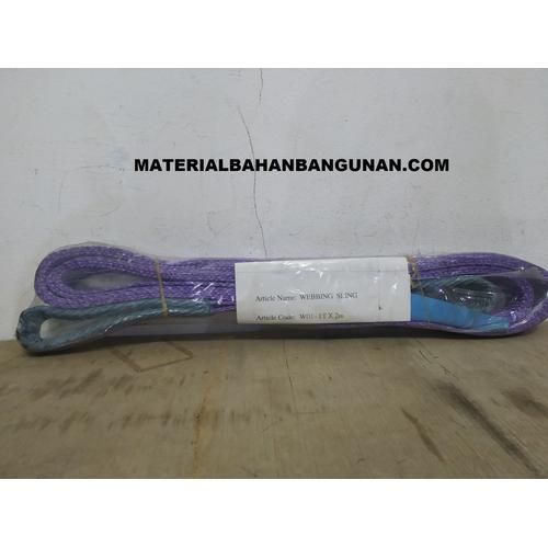 Jual Webbing Sling 1 Ton x 1 Meter Tali Bahan Pengikat Barang Berat ...