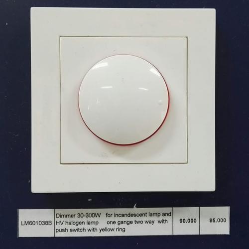Jual Lumitek Saklar Dimmer 30-300W for iscandescent lamp and HV Halogen ...